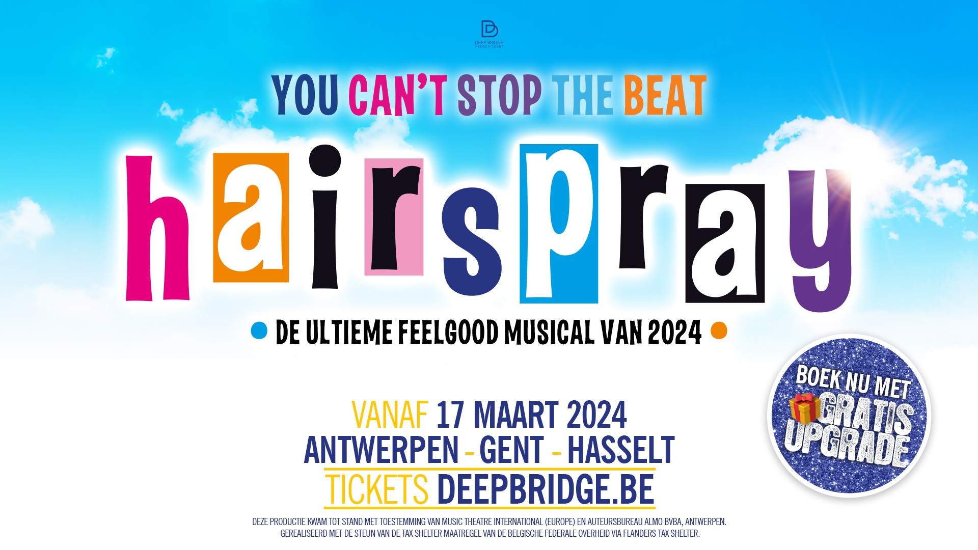 Deep Bridge presenteert eerste Vlaamse versie van feelgood musical ...