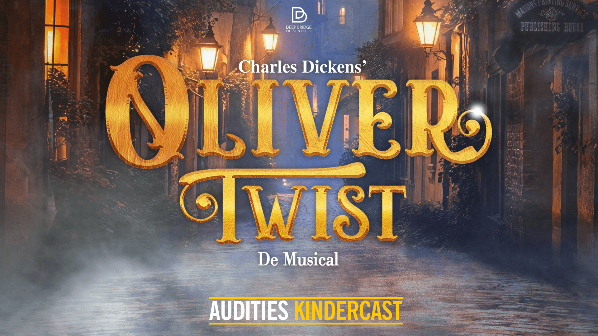 Oliver Twist: audities kindercast - Deep Bridge